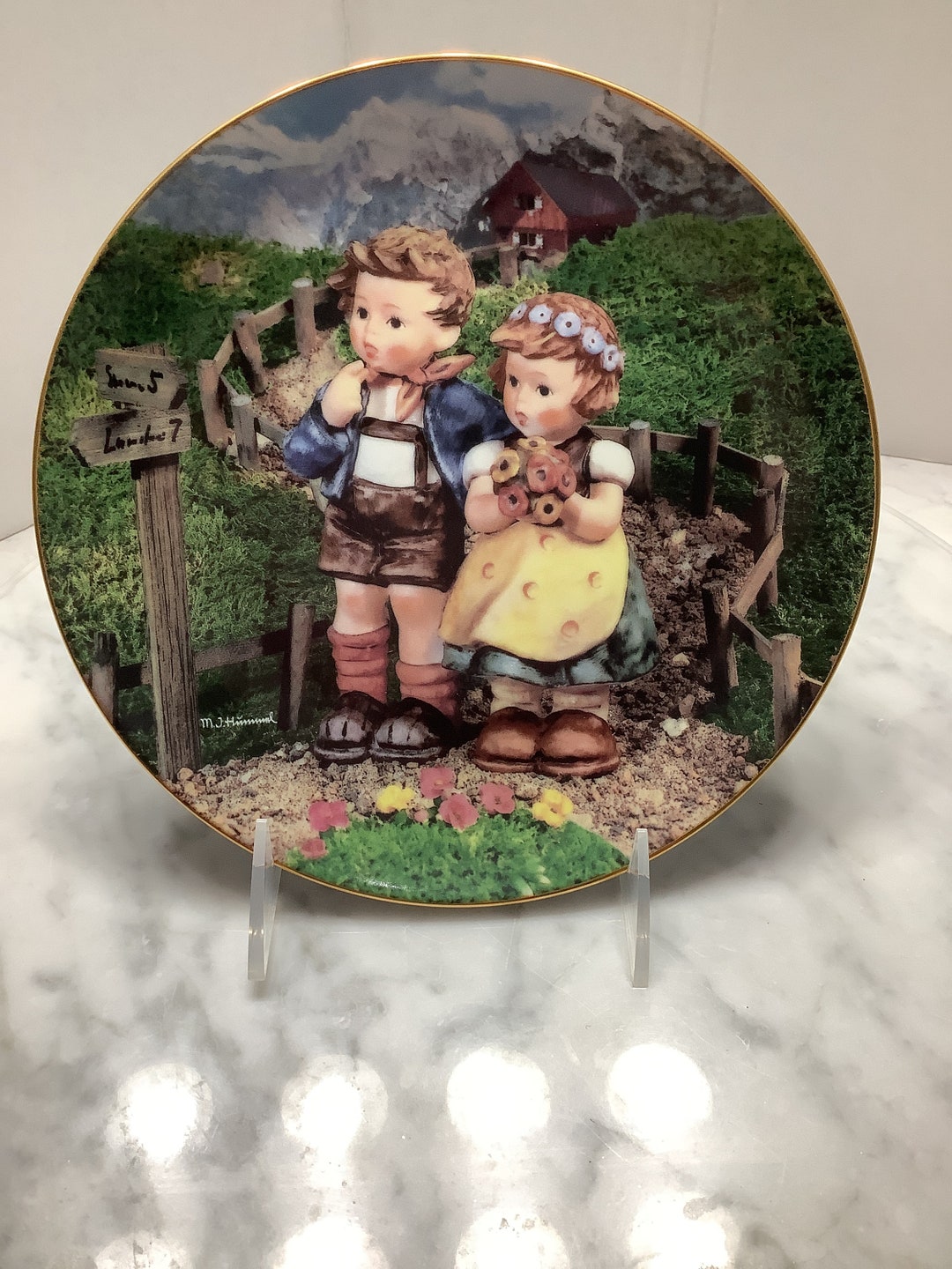 M.J. Hummel Little Companion Collector Plates - 4 Available - Etsy