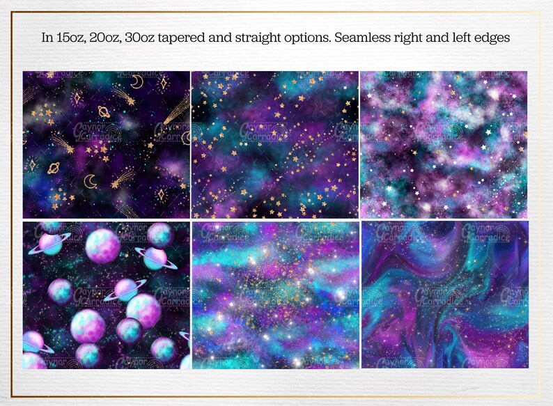 Outer Space Tumbler Design Sublimation Tumbler Bundle Set - Etsy