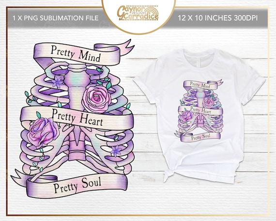 Pretty Soul Sublimation Design 12 X 10 Inches Png File - Etsy