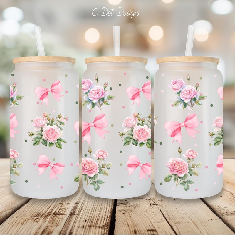 Glass Transfer Wrap Roses - Etsy