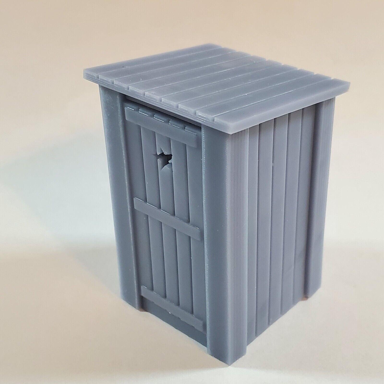 HO Scale Old Time Outhouse 4-pack for Model Railroad Diorama - Etsy