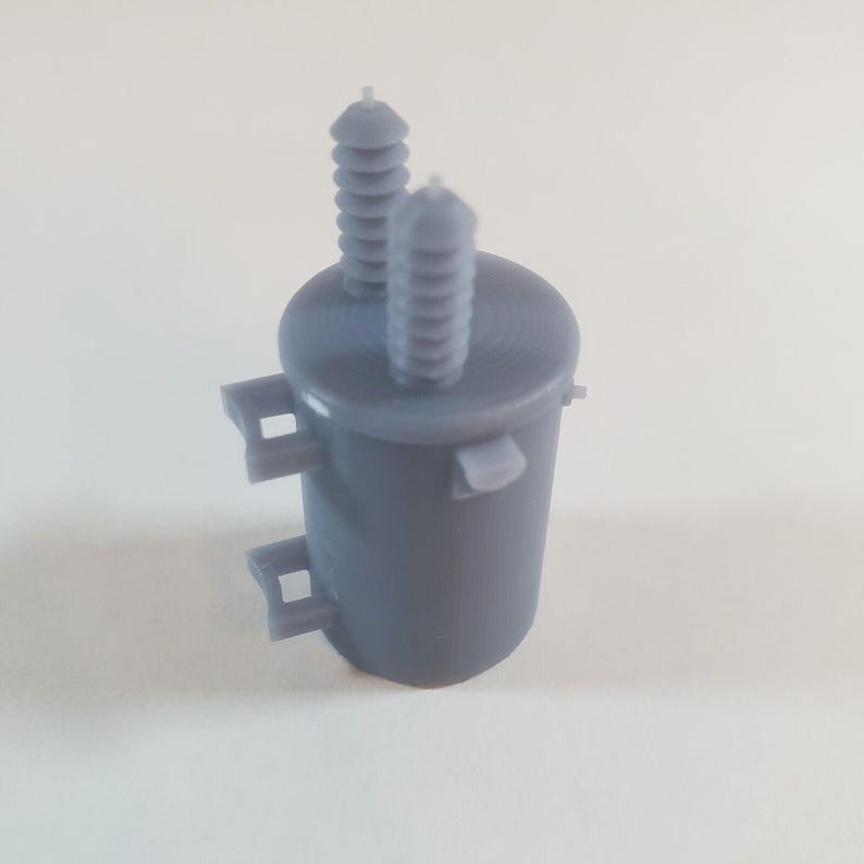 HO Scale Pole Mounted Electric Transformer 6 Pack for Model Railroad ...