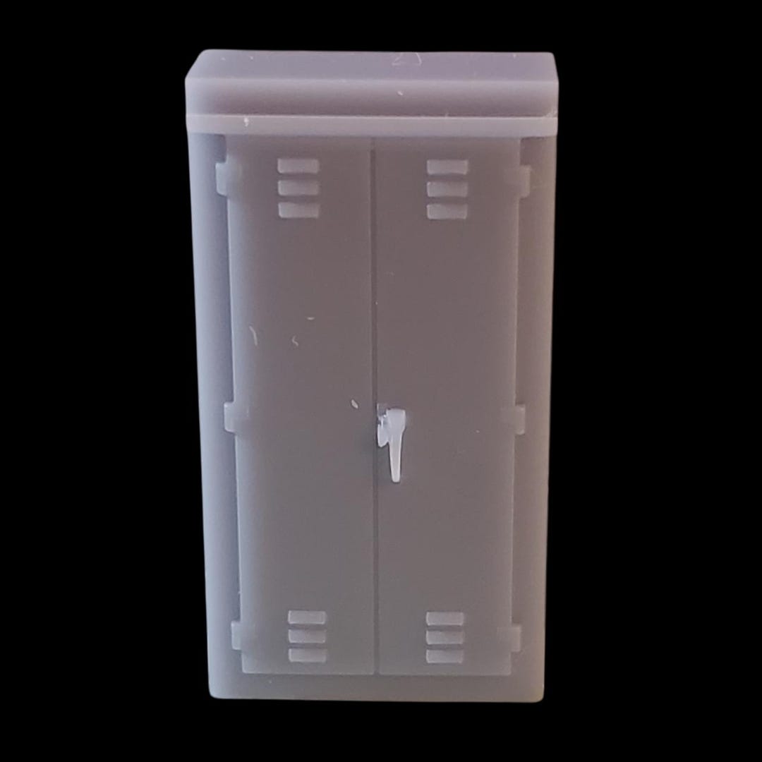 O Scale Trackside Electronics Cabinet, Signal Box, Single Wide for ...