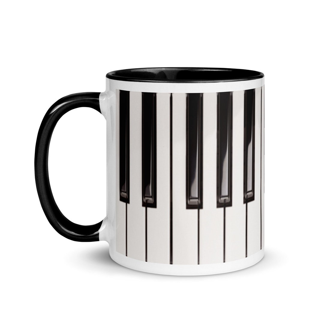 Piano Keys Mug With Color Inside Music Mug Musician Gifts - Etsy