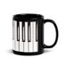 Piano Keys Black Glossy Mug, Piano Lover Coffe Mug, Gifts for Pianists ...