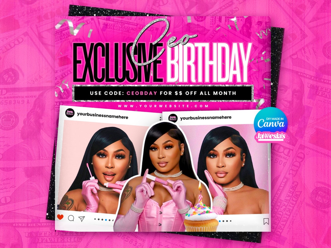 CEO Birthday Sale Flyer, CEO Birthday Special, CEO Birthday Flyer ...