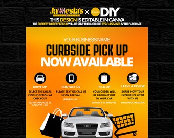 Local Pick up Flyer - Etsy