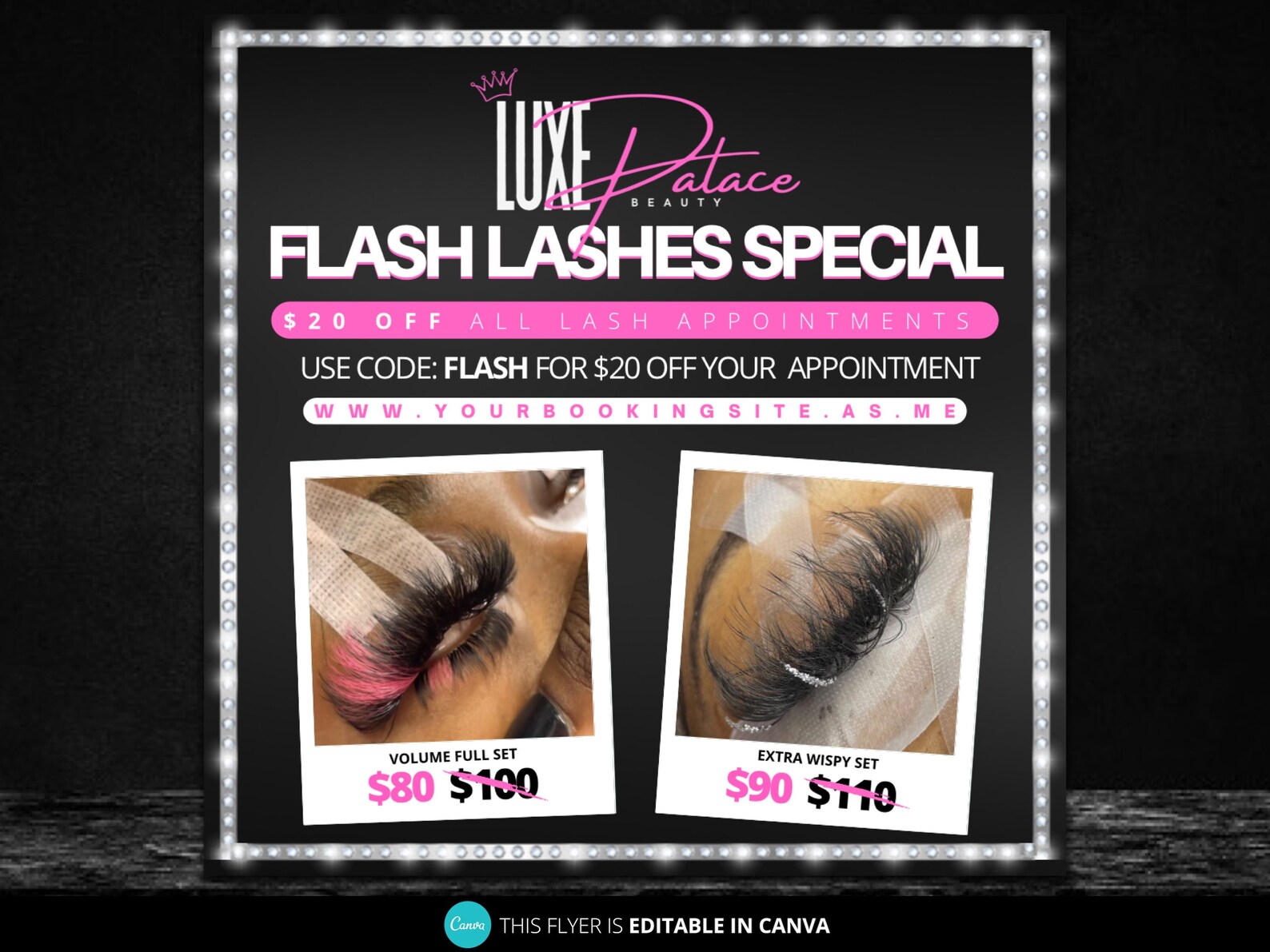 Lash Flyer Lashes Book Now Flyer Lash Logo Lashes - Etsy