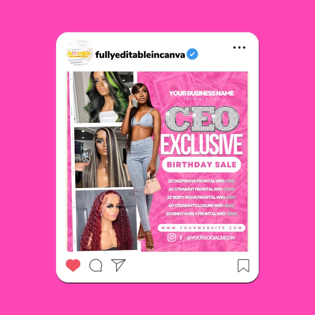 CEO Birthday Flyer Birthday Celebration Flyer Anniversary - Etsy