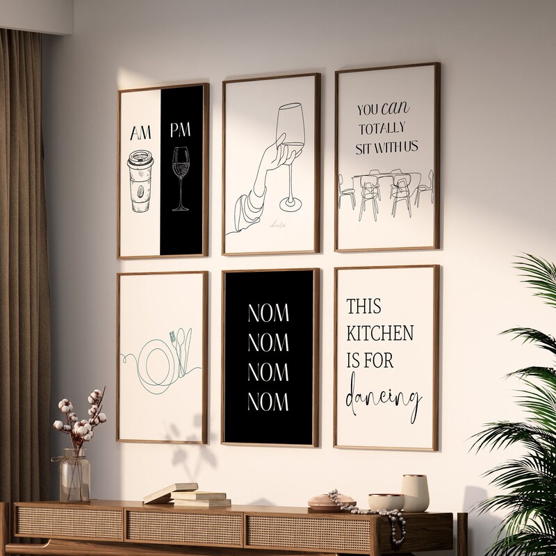 Modern Kitchen Print - Etsy