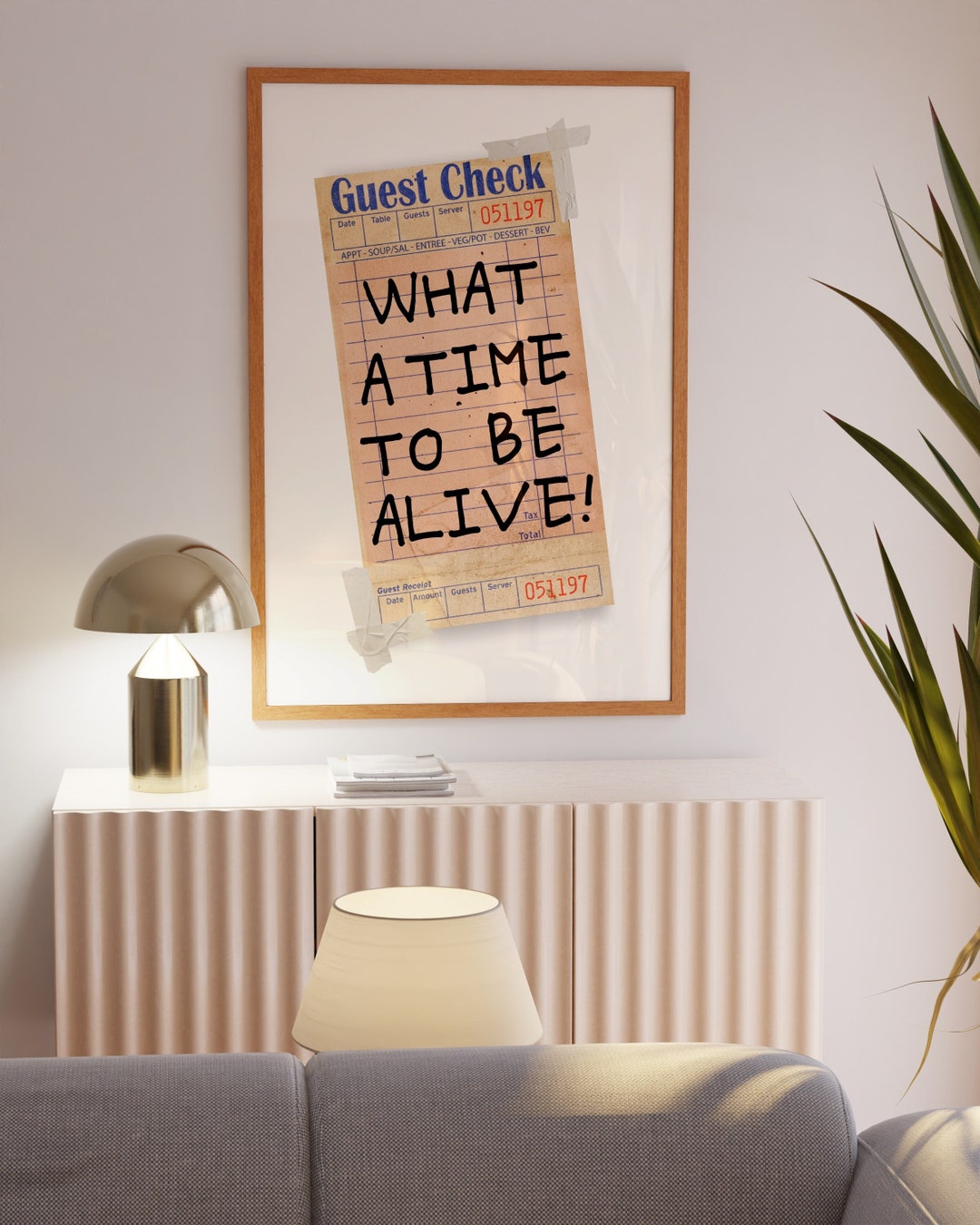 What a Time to Be Alive GUEST CHECK Print Guest Check Decor Bar Cart ...