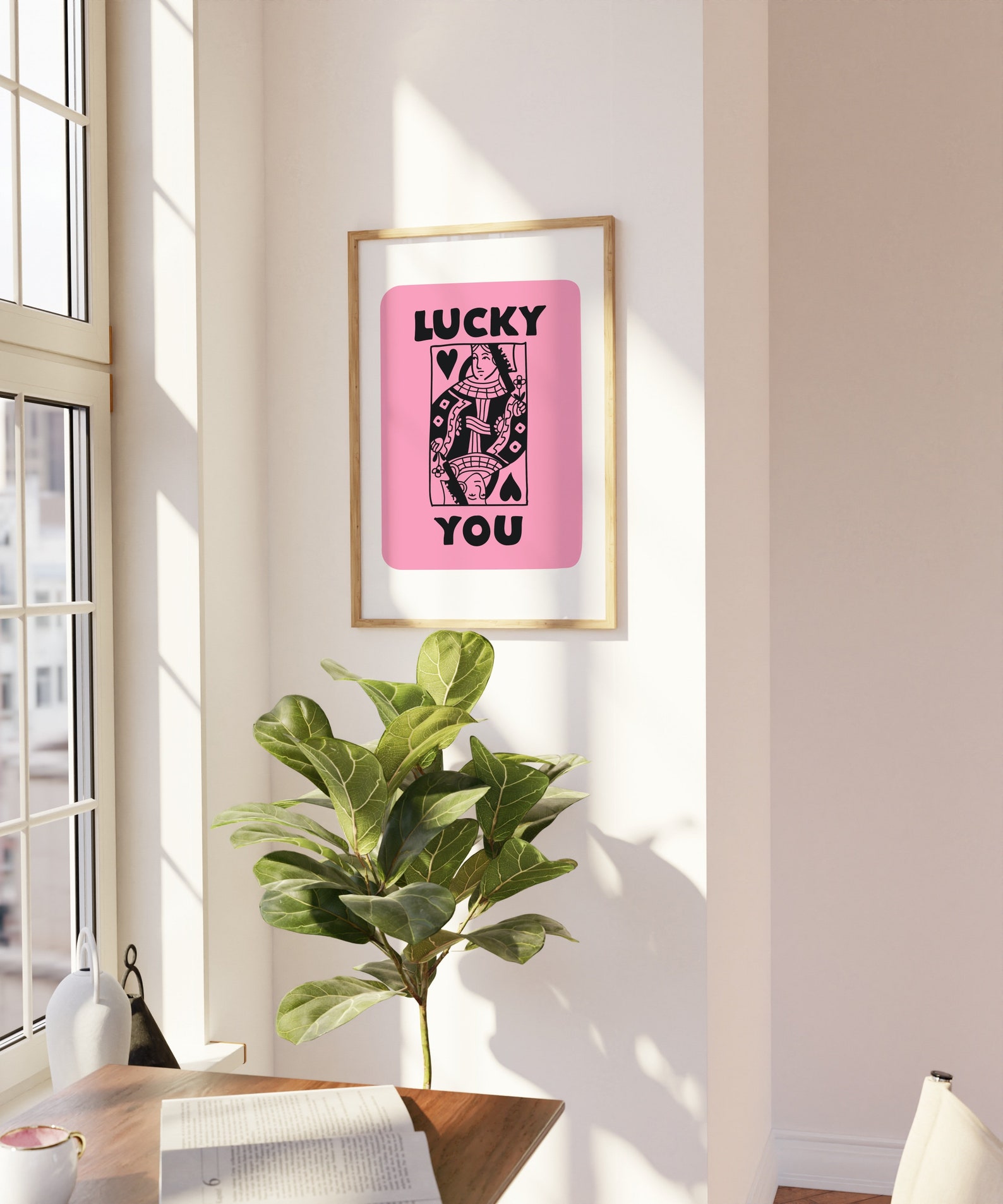 Lucky You Printable Wall Art Aesthetic Art Print Card Print - Etsy