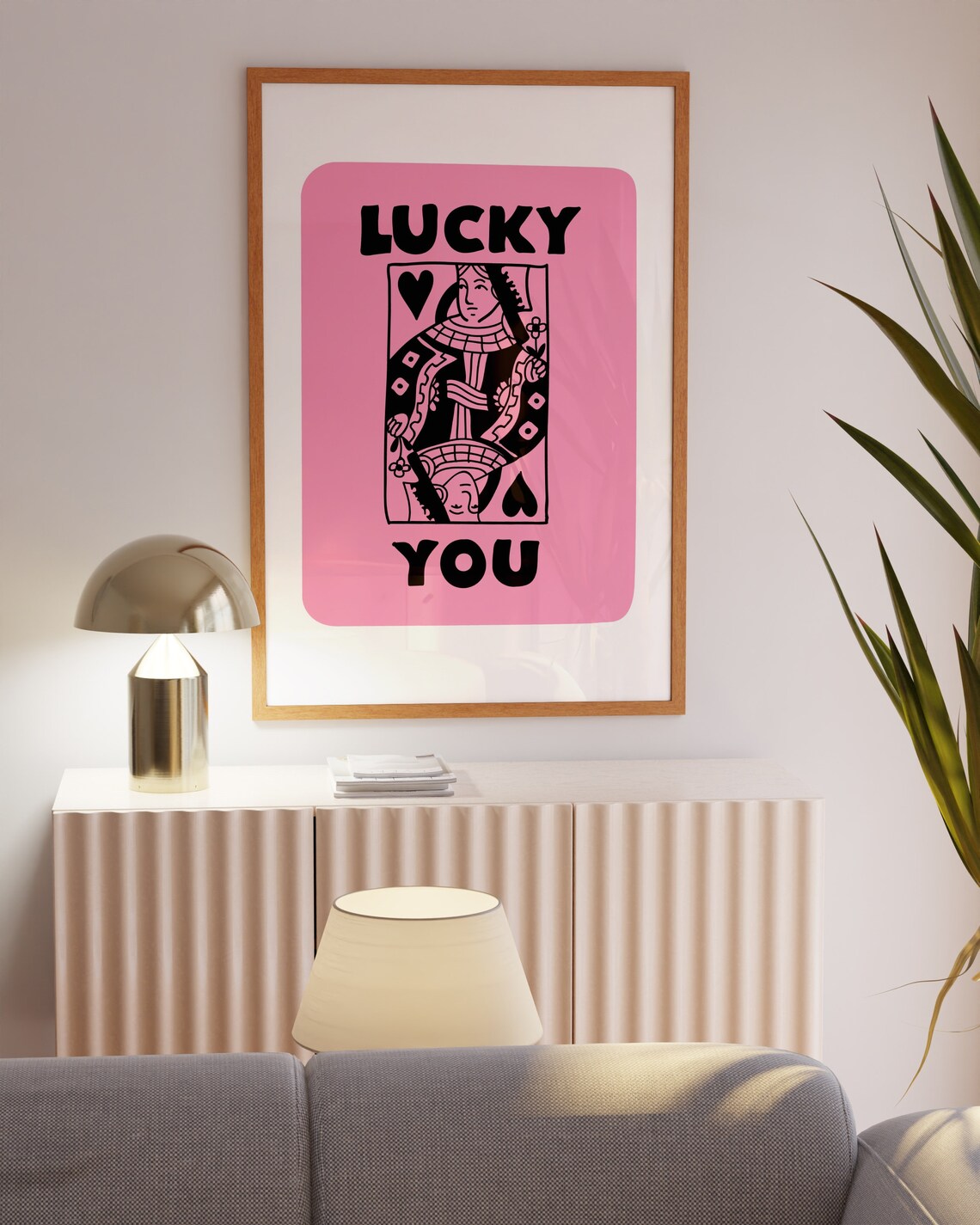 Lucky You Printable Wall Art Aesthetic Art Print Card Print - Etsy