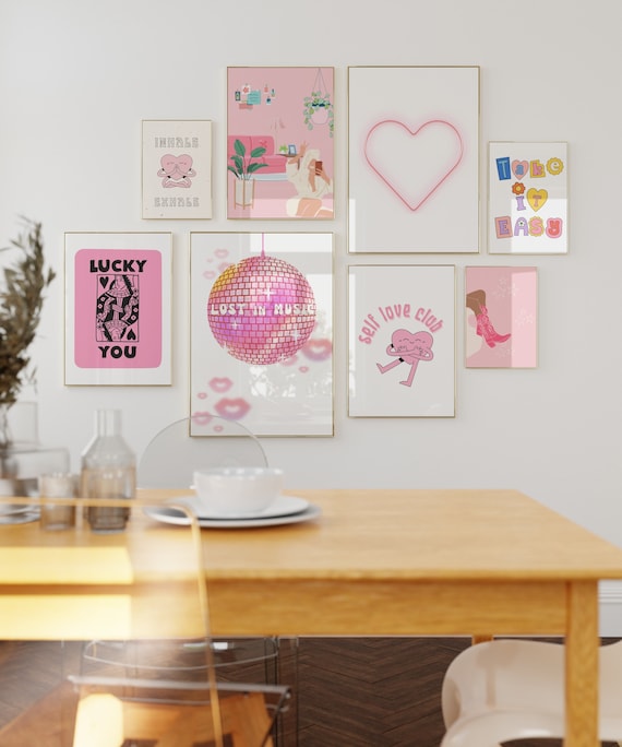 Pink Posters For Dorm