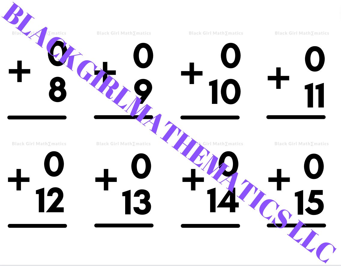 Practice Addition Flashcards - 0 to 9 - Etsy