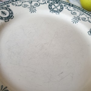 Bee Symbol Napoleon French Antique Dinner Plate, Green W Garlands ...