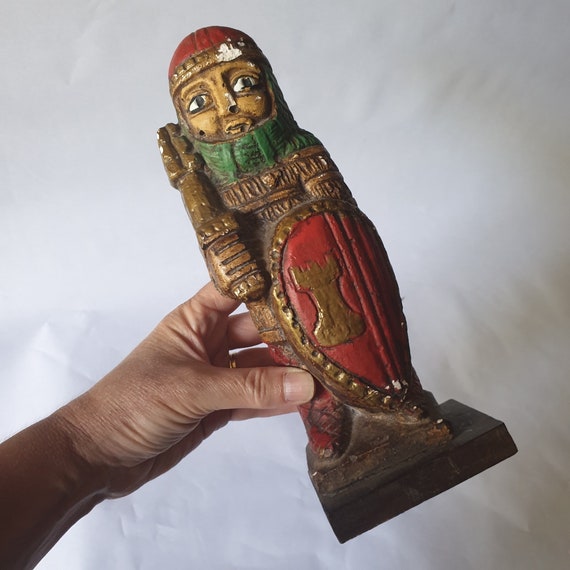 Quirky French Vintage Medieval Knight Rook / Castle Shield - Etsy