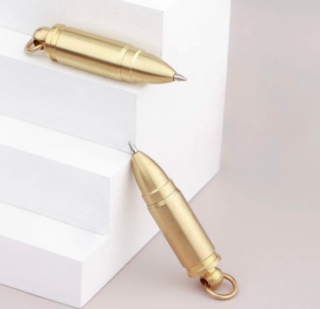 Brass EDC Pen EDC Pens Every Day Carry Minimalist Pen Bullet Pen ...