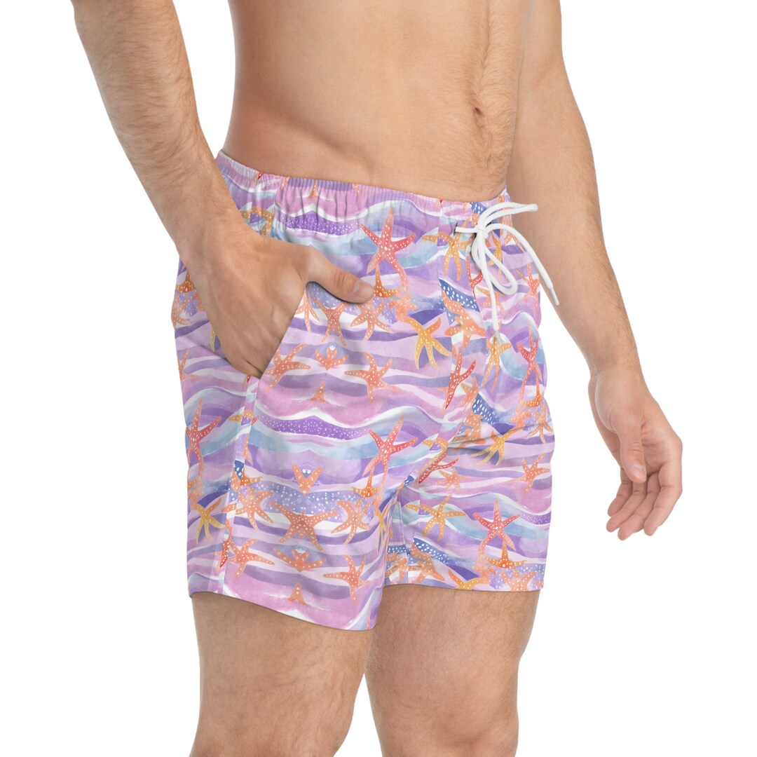 Take A Swim Nautical Beach Bro Men Adult Swim Trunks Size XS - Etsy