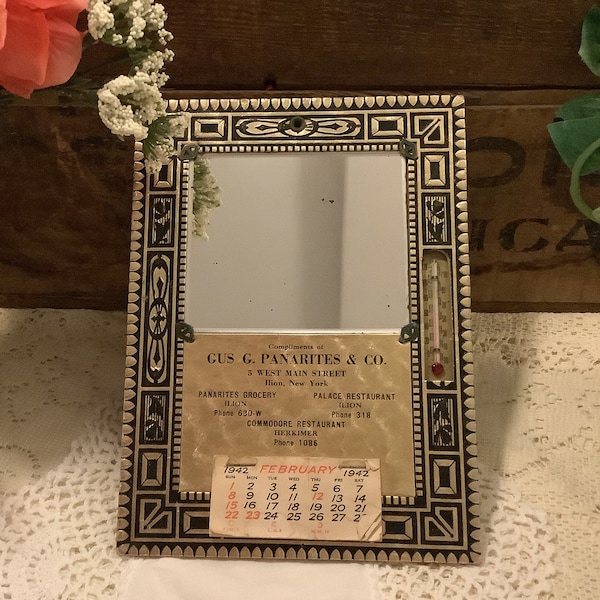 Antique Advertising Mirror - Etsy