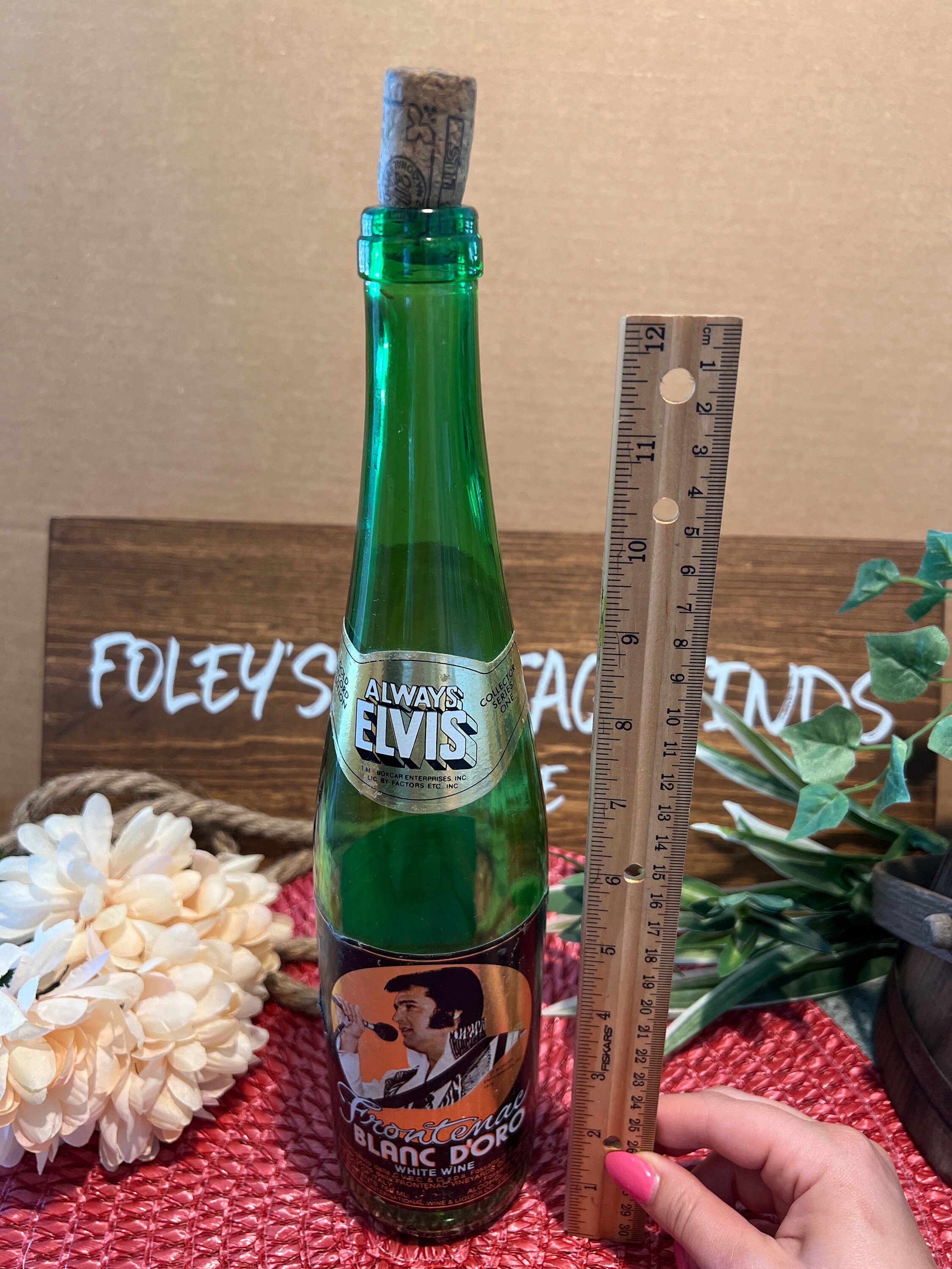 Vintage Always Elvis Frontenac Blanc D'oro Wine Bottle - Etsy