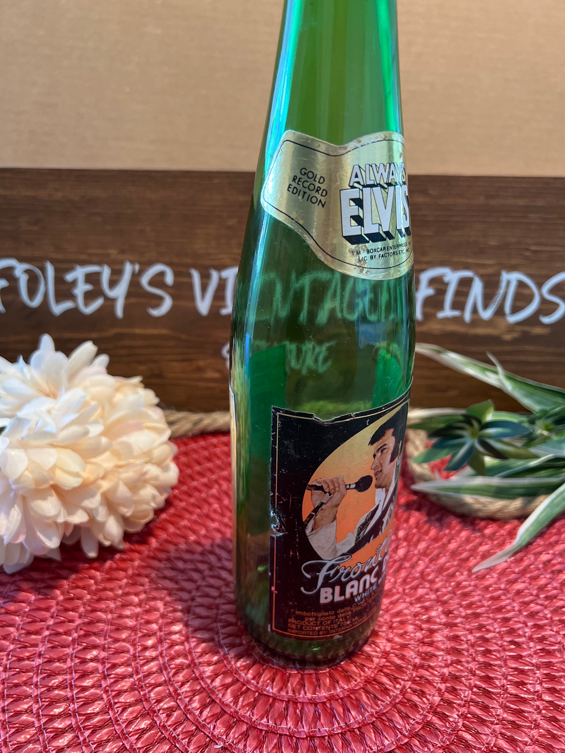 Vintage Always Elvis Frontenac Blanc D'oro Wine Bottle - Etsy