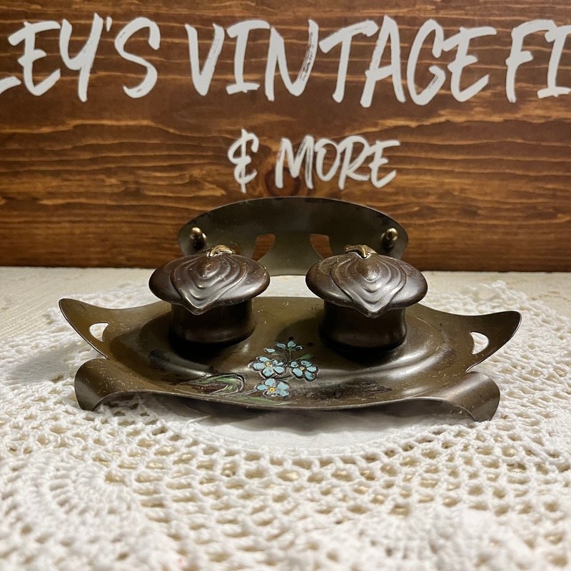 Double Inkwell - Etsy