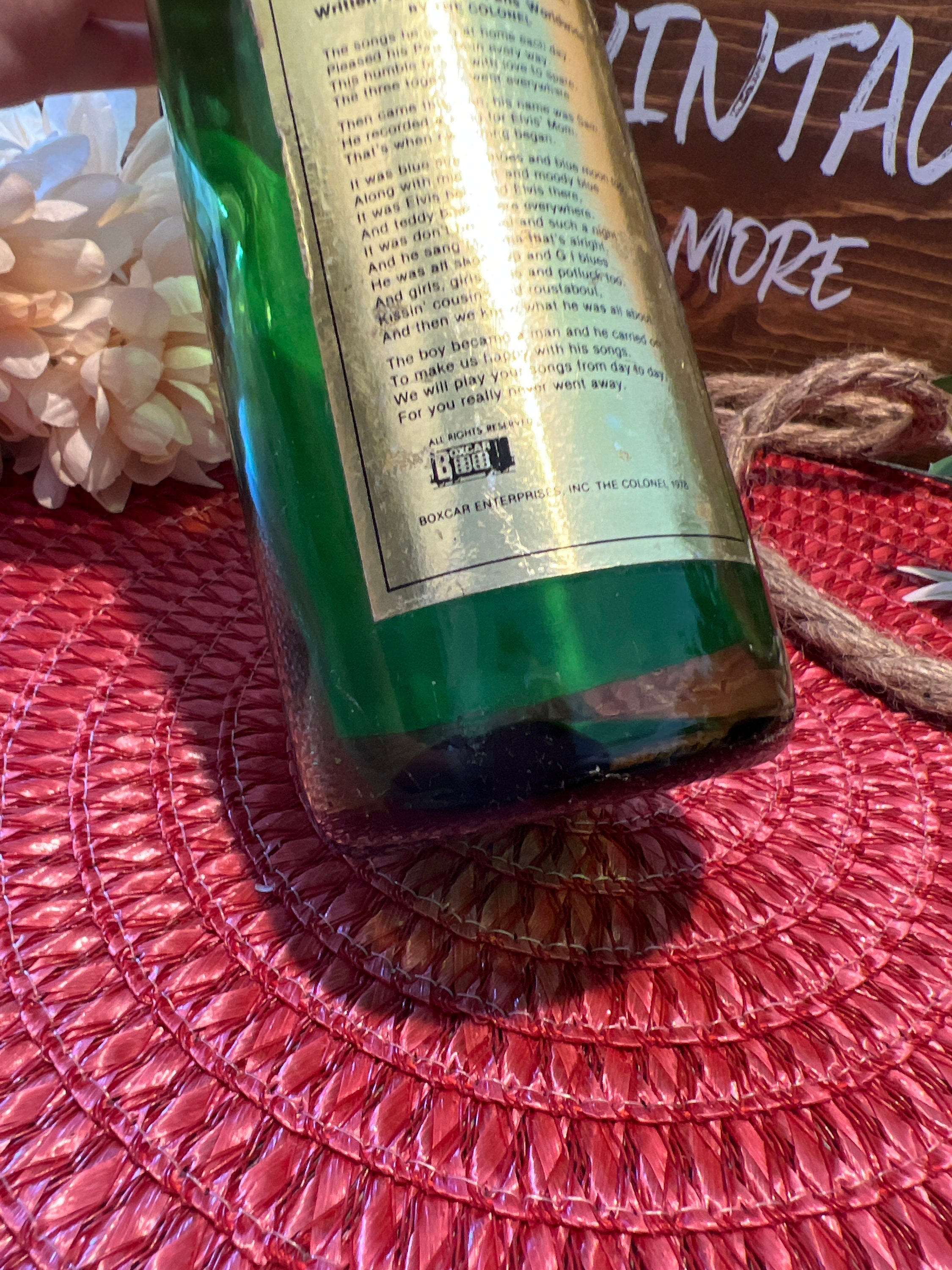 Vintage Always Elvis Frontenac Blanc D'oro Wine Bottle - Etsy