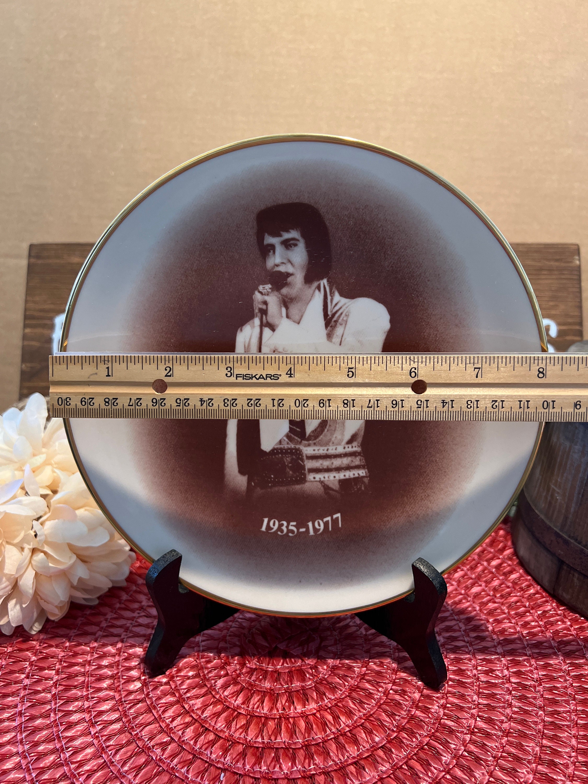 Vintage Elvis Presley Collectible Plate - “we Will Remember” - Etsy