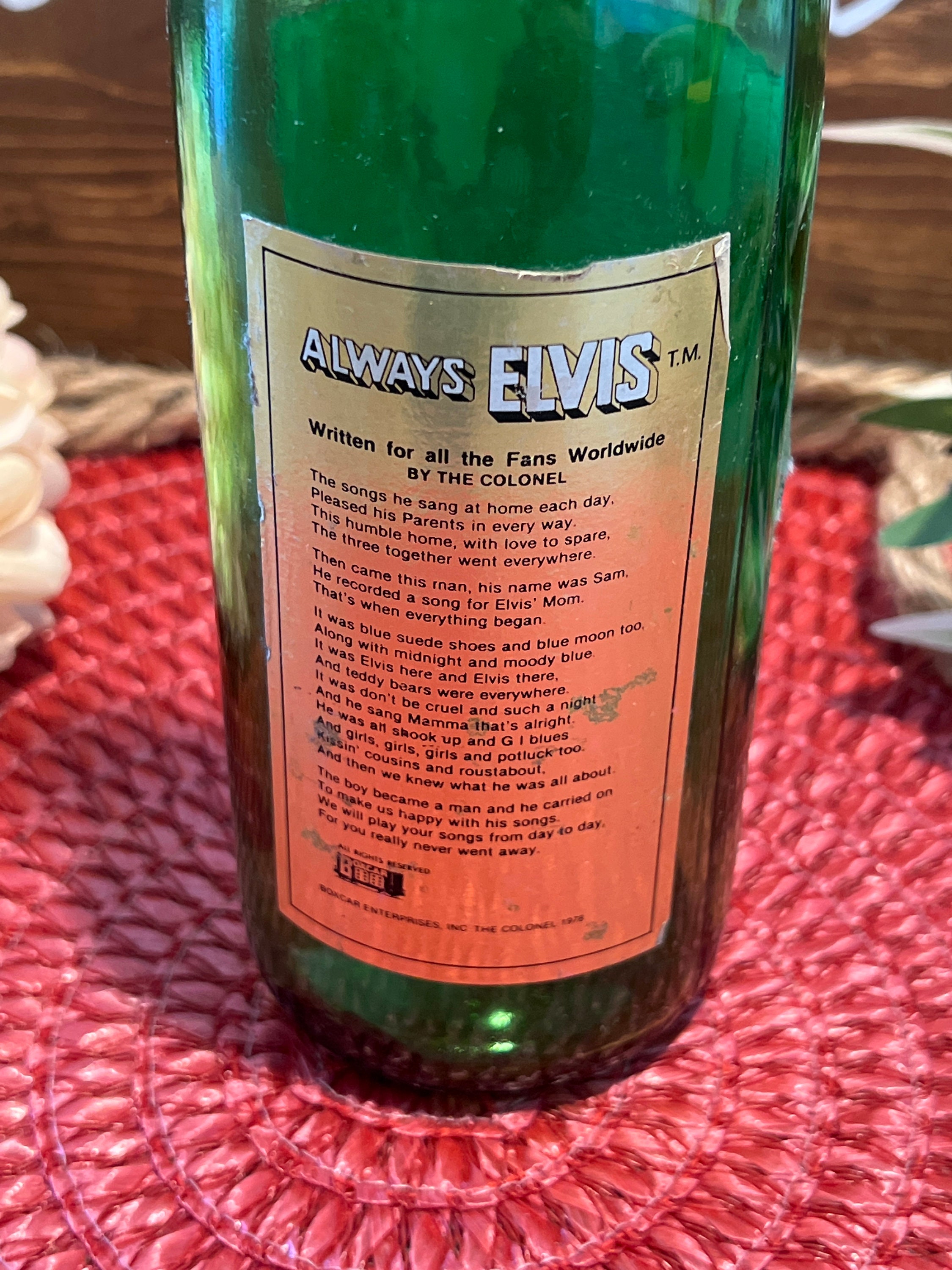 Vintage Always Elvis Frontenac Blanc D'oro Wine Bottle - Etsy
