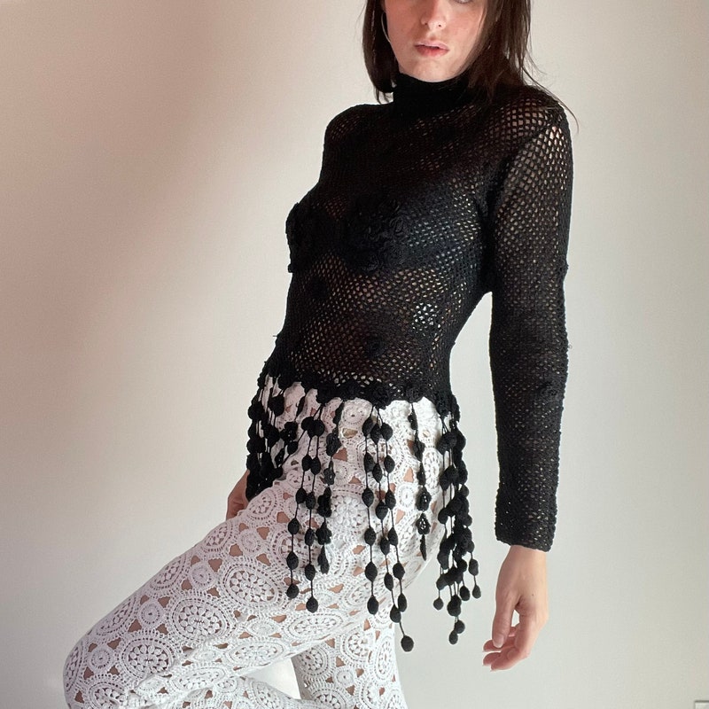 Fishnet Top - Etsy