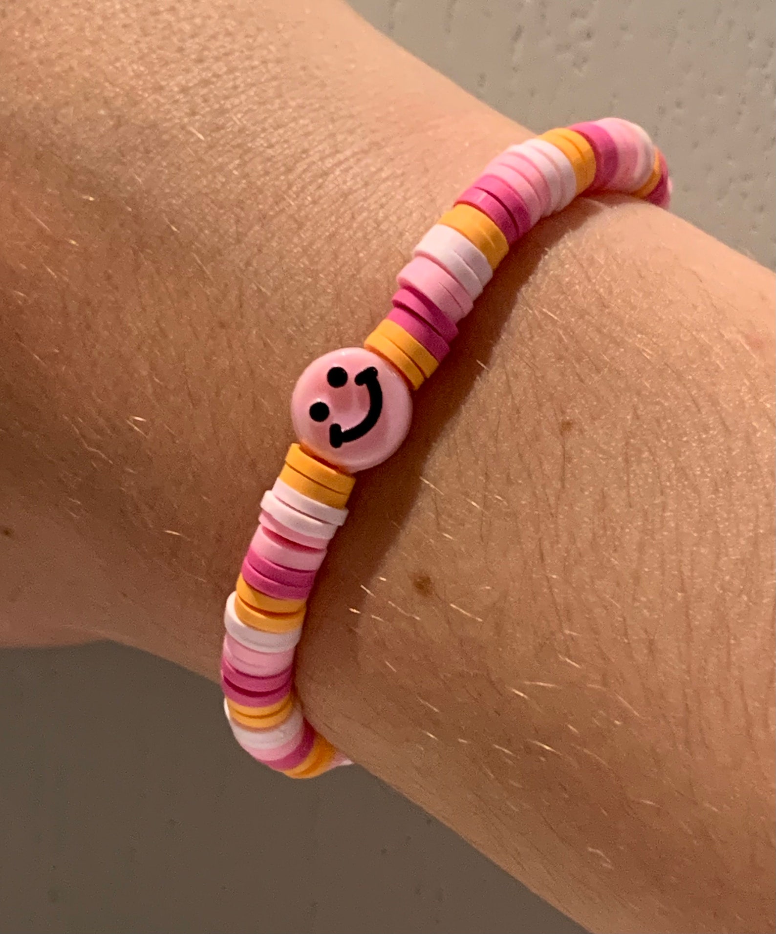 Coloured Smiley Face Bracelets - Etsy