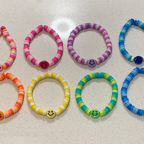 Matching Smiley Face Bracelets - Etsy