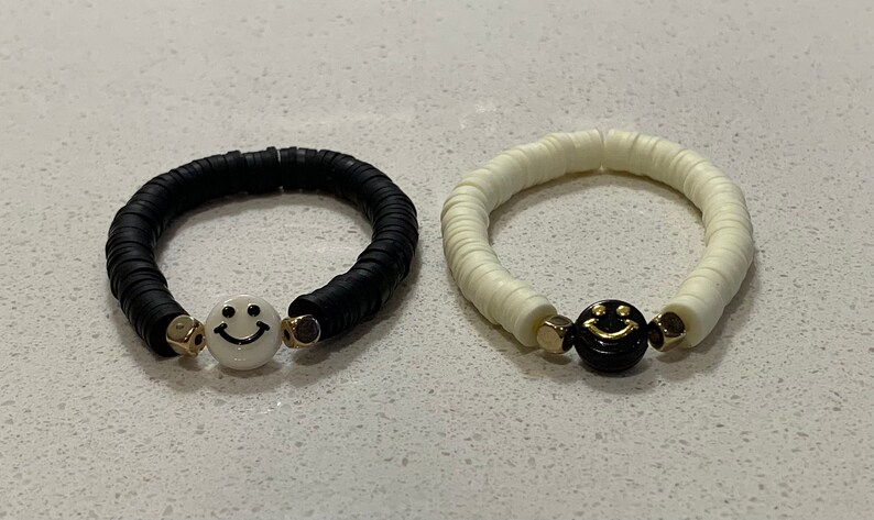 Matching Smiley Face Bracelets - Etsy