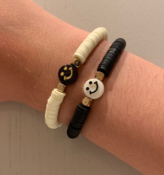 Matching Smiley Face Bracelets - Etsy