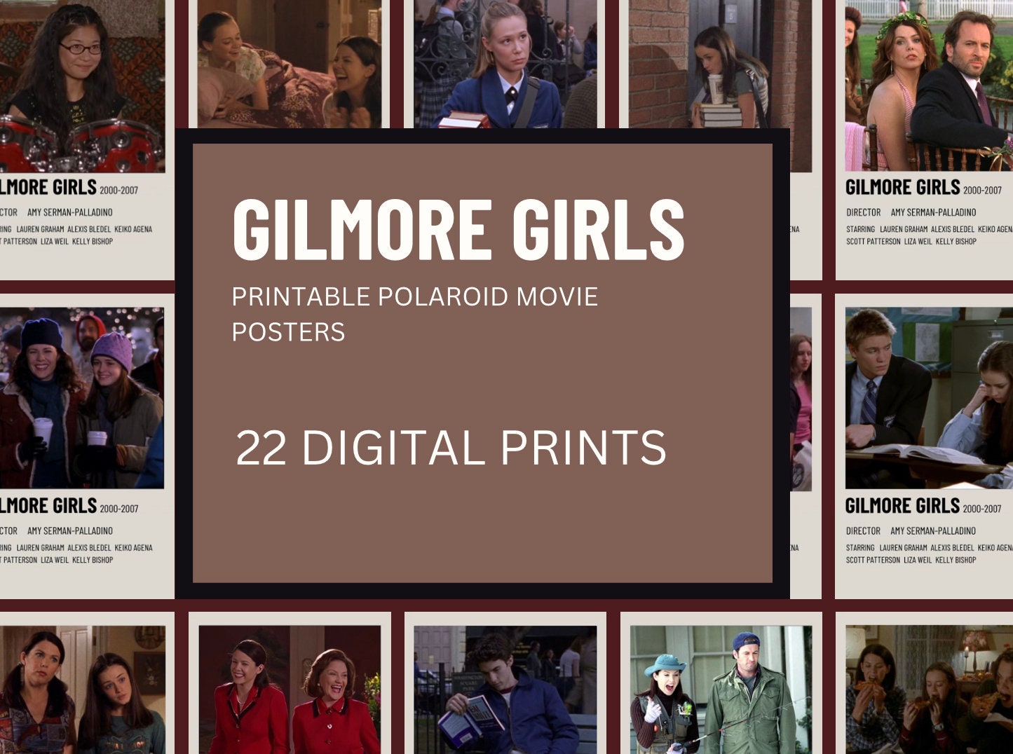 Gilmore Girls Polaroid Movie Posters Printable, Gilmore Girls Fall ...