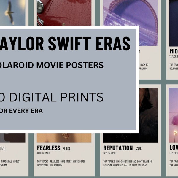 Eras Tour Album Posters - Etsy