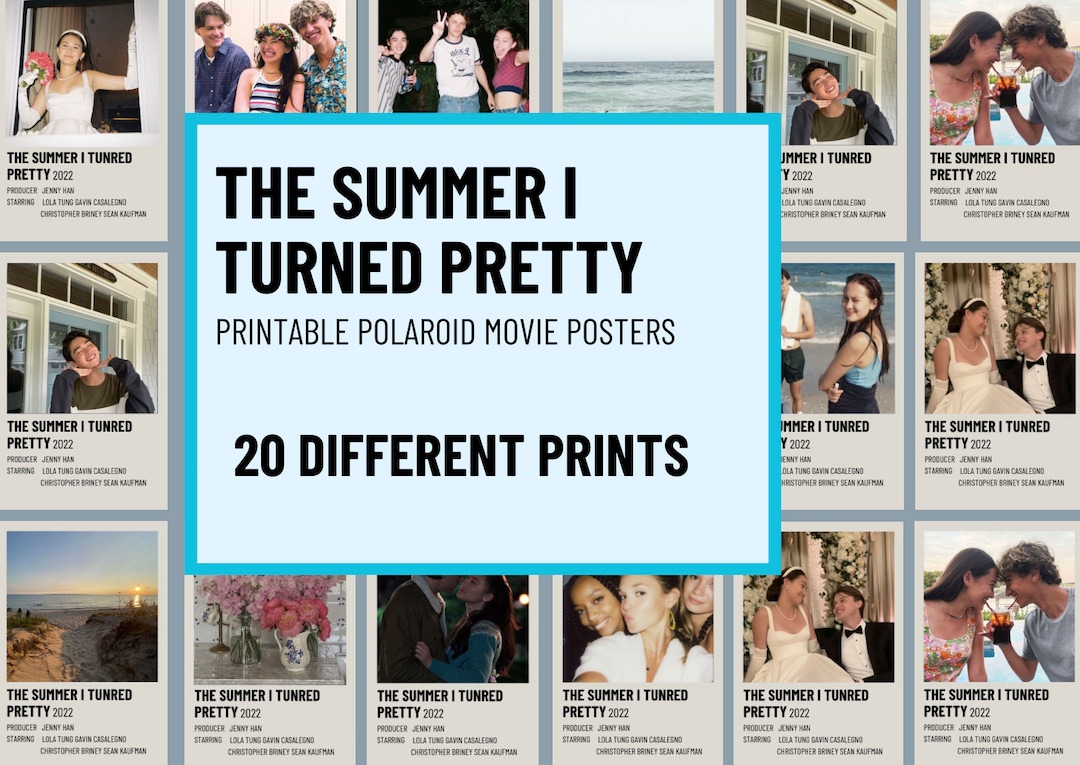 The Summer I Turned Pretty Printable Posters, Polaroid Movie Posters ...