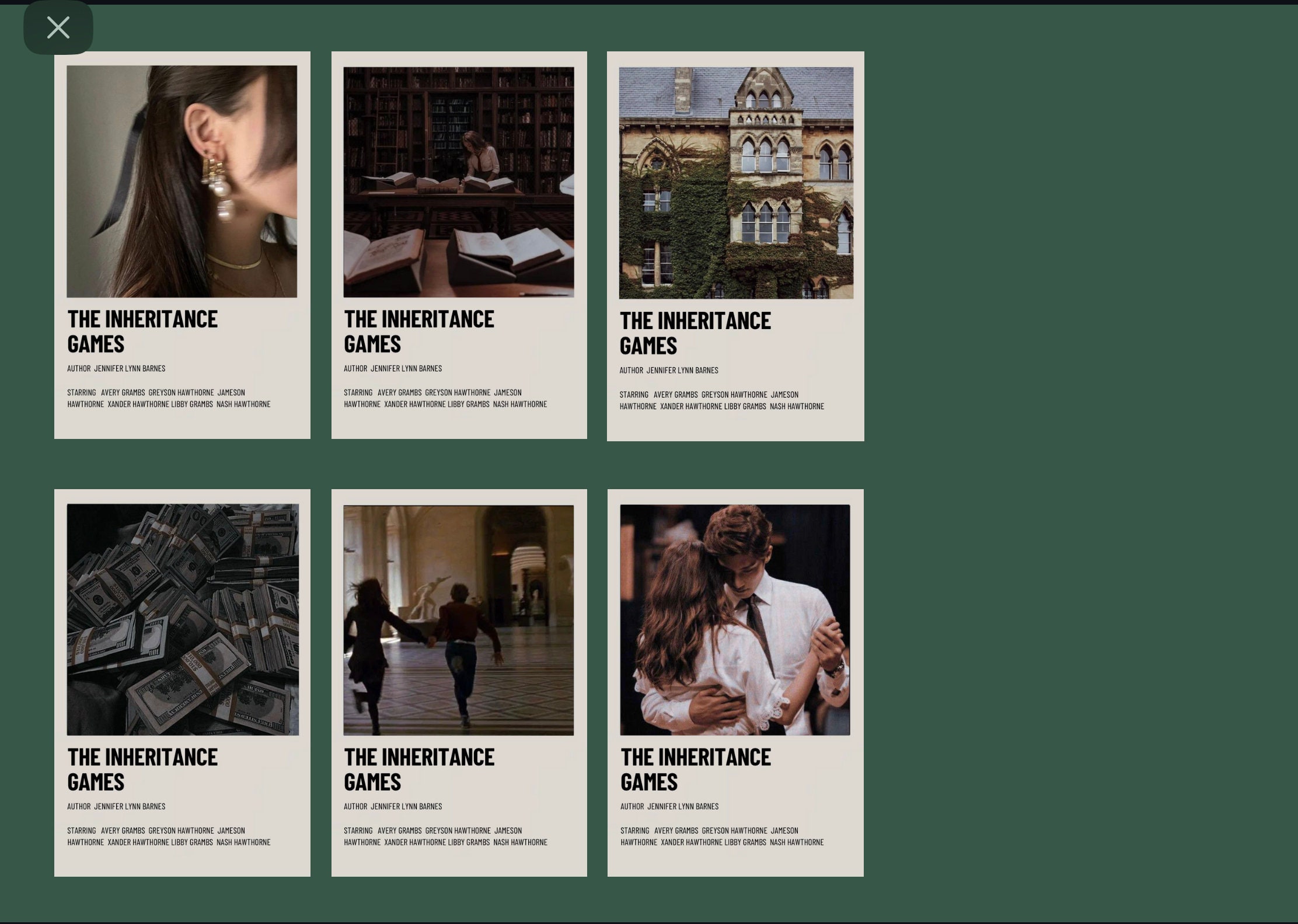 The Inheritance Games Printable Movie Posters, Digital Polaroid Movie ...