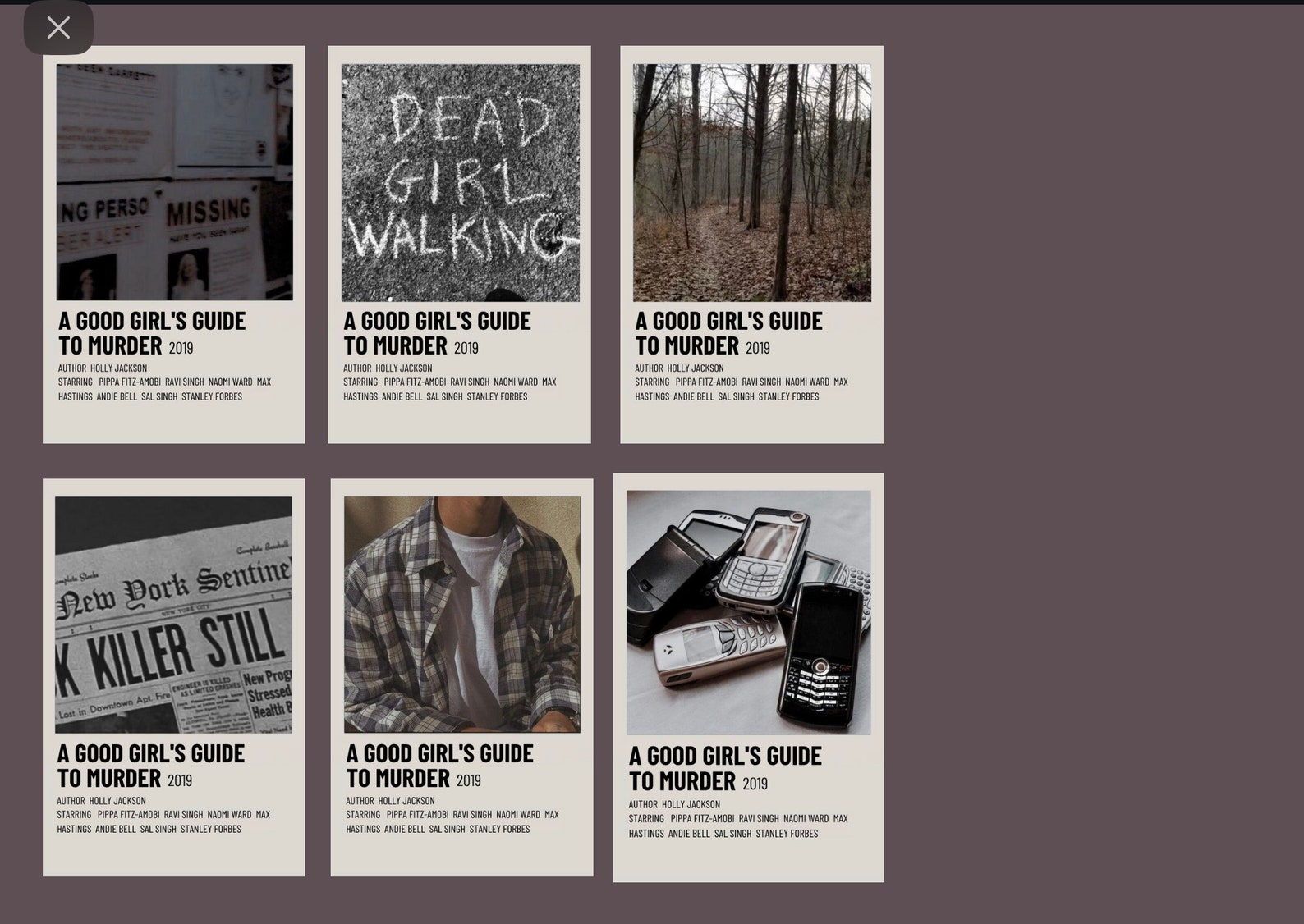 A Good Girl’s Guide to Murder Printable Polaroid Movie Posters, Agggtm ...