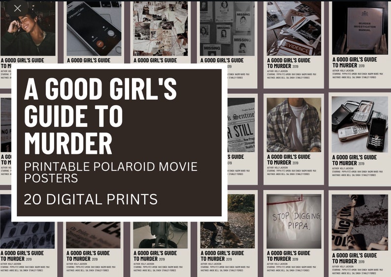 A Good Girls Guide to Murder Printable Polaroid Movie - Etsy Canada