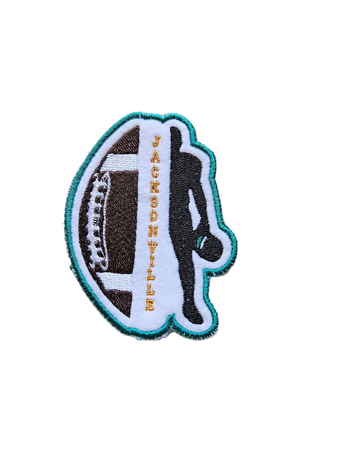 Embroidered Jacksonville Football Player Iron on Patch in 2 Sizes - Etsy