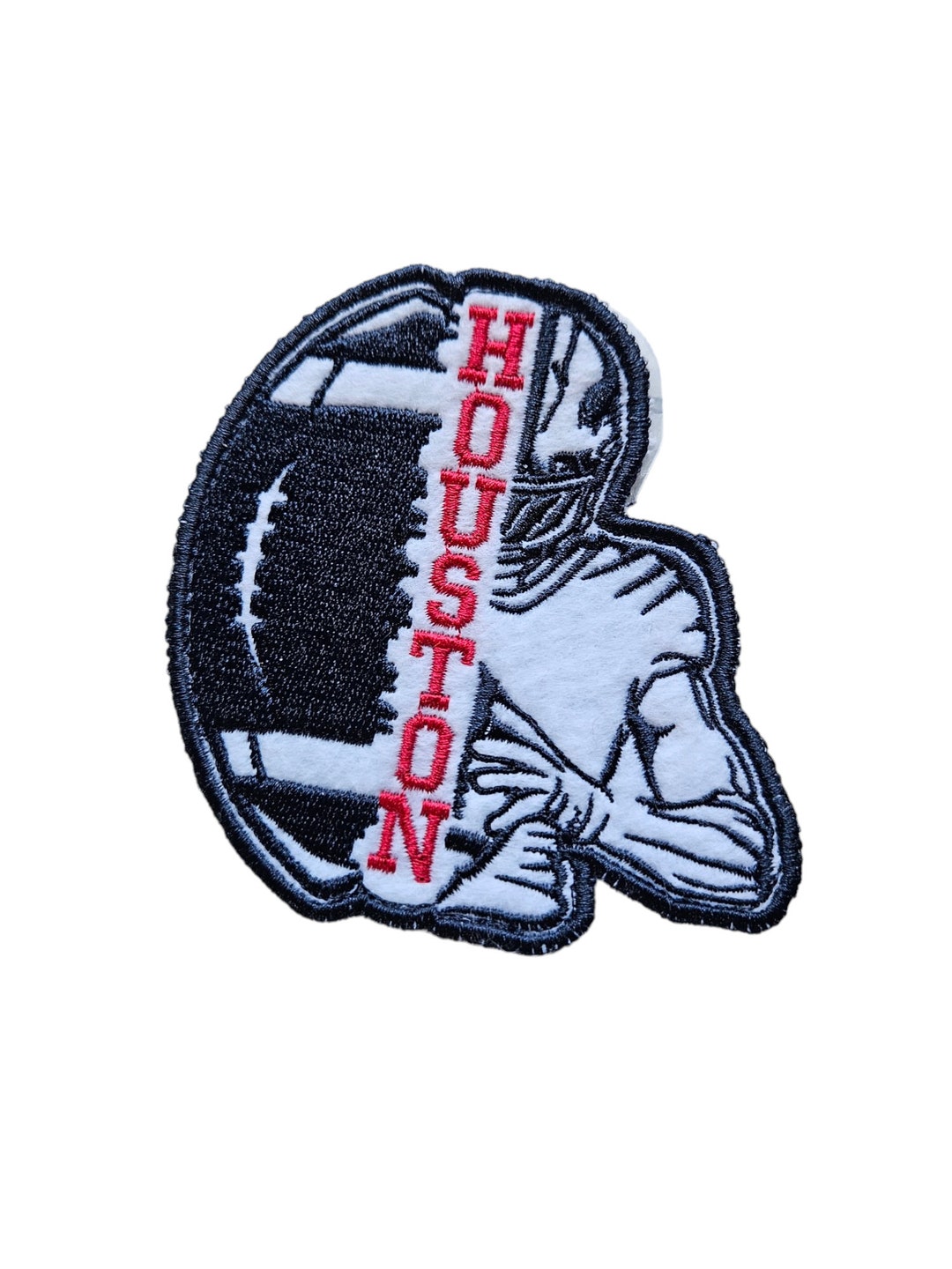 Houston Football Player Iron on Patch - Etsy