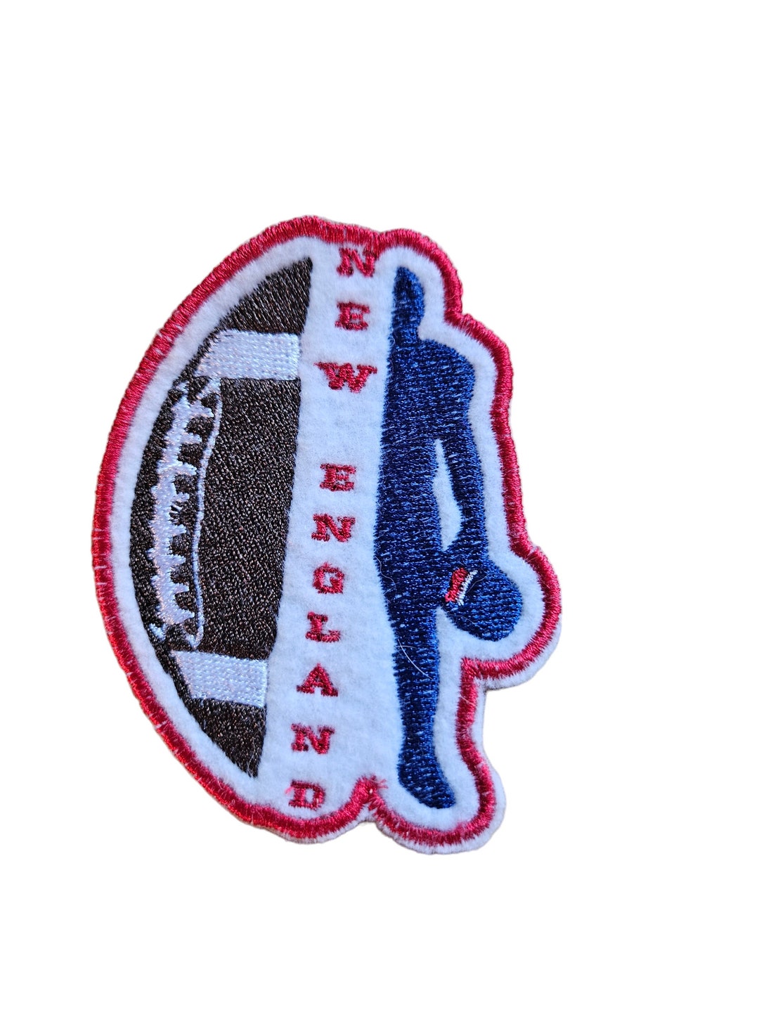 New England Football Player Iron on Patch - Etsy