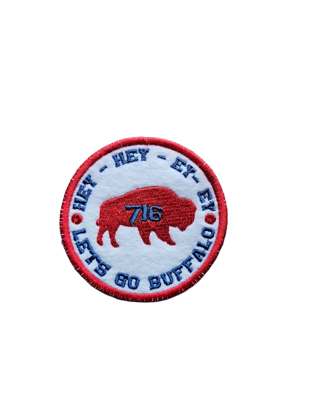 106. Hey Hey Lets Go Buffalo Football Patch Iron on Patch 2 Sizes - Etsy