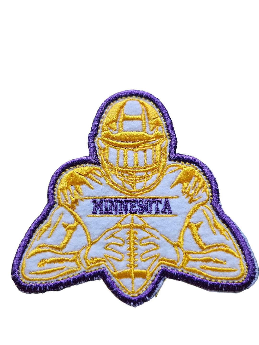 Minnesota Football Player Shaped Iron on Patch - Etsy