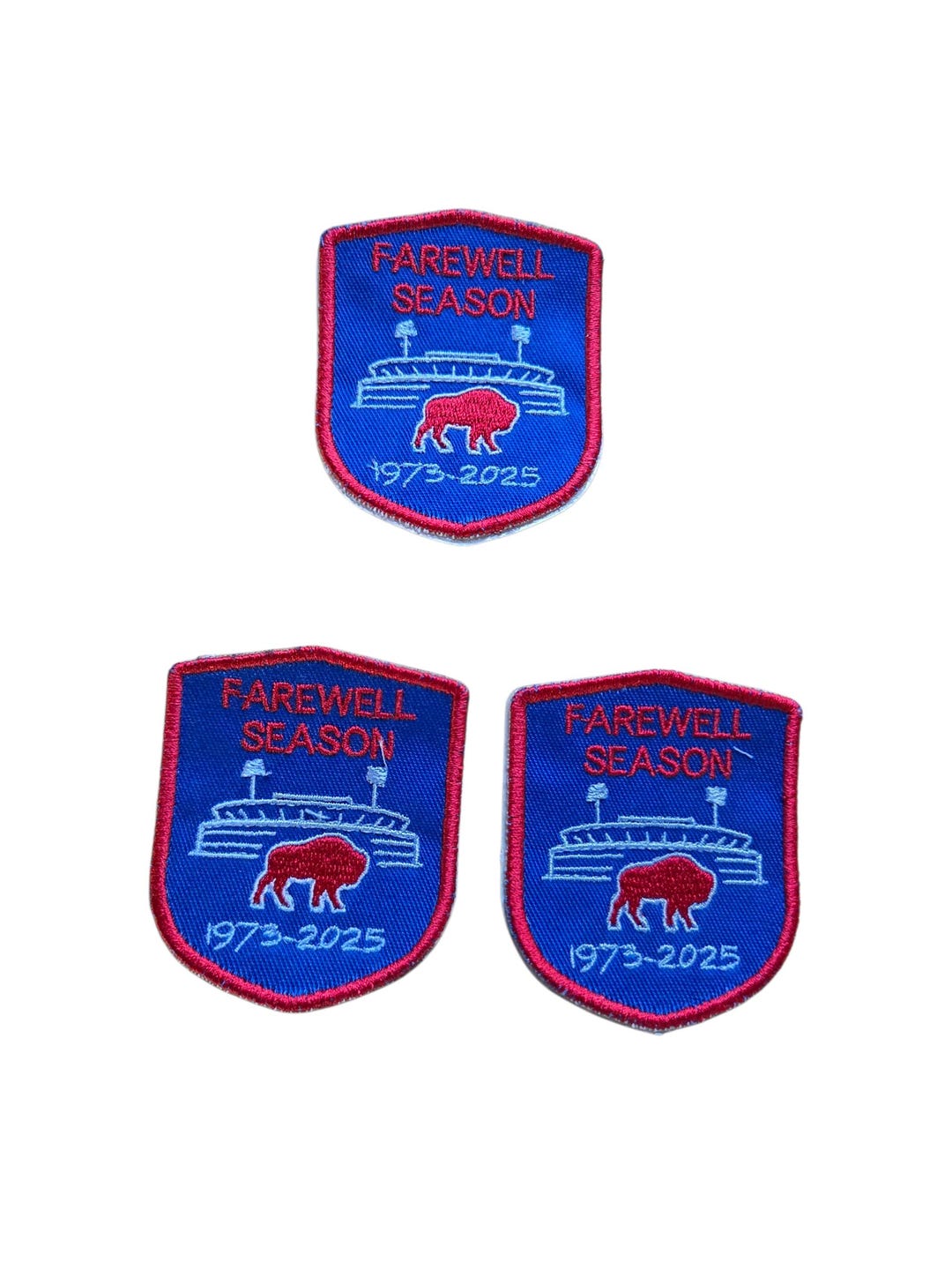 Buffalo Football Patch - Farewell Tour - Iron -on -embroidered Gameday ...