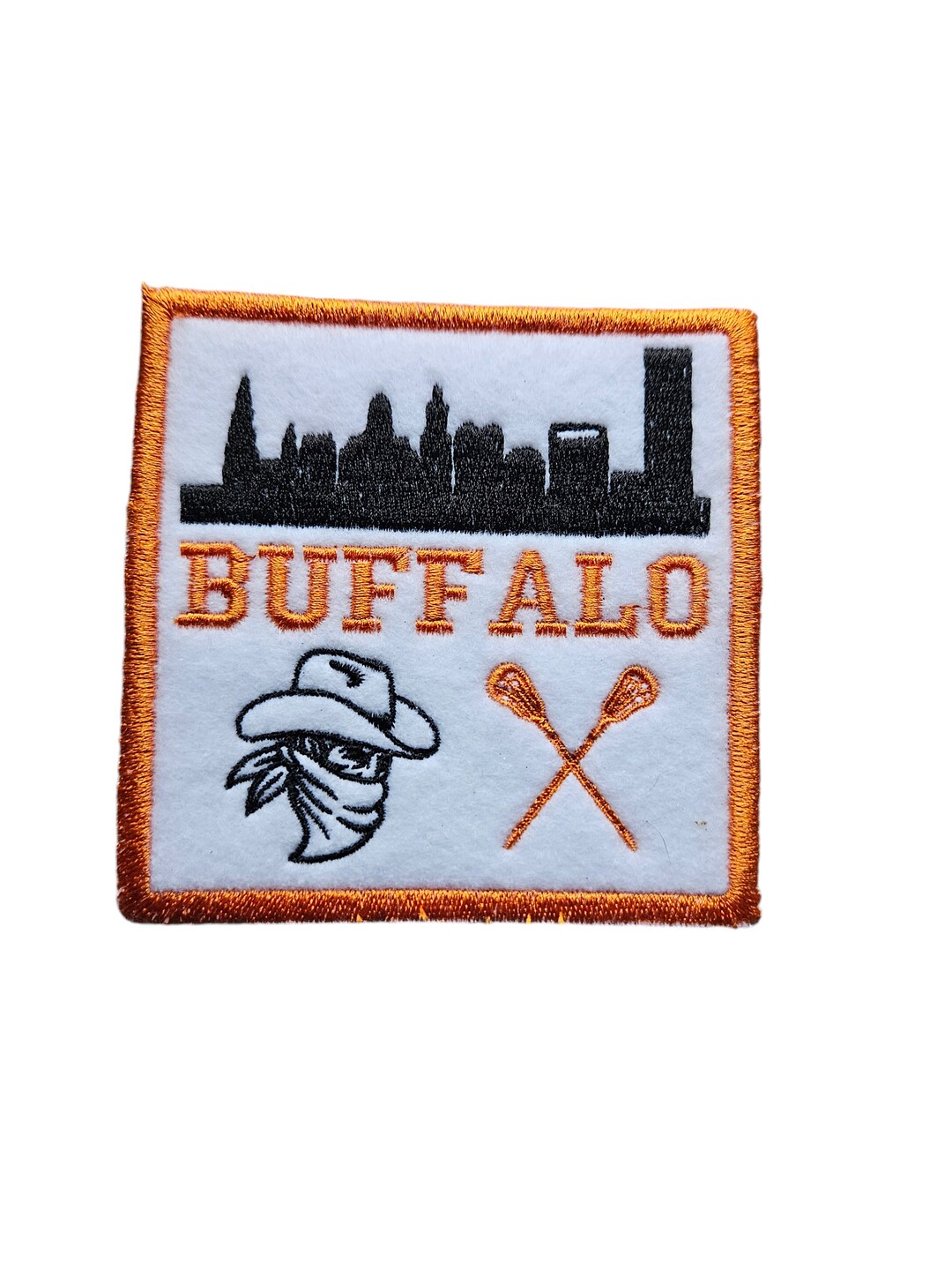 52. Buffalo City Skyline Lacrosse Iron on Patch Patches - Etsy