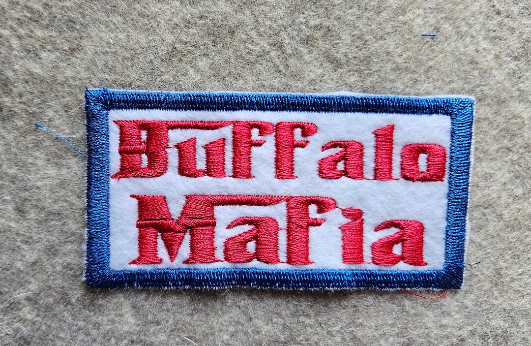 80. Buffalo Mafia Football Iron on Patch - Etsy