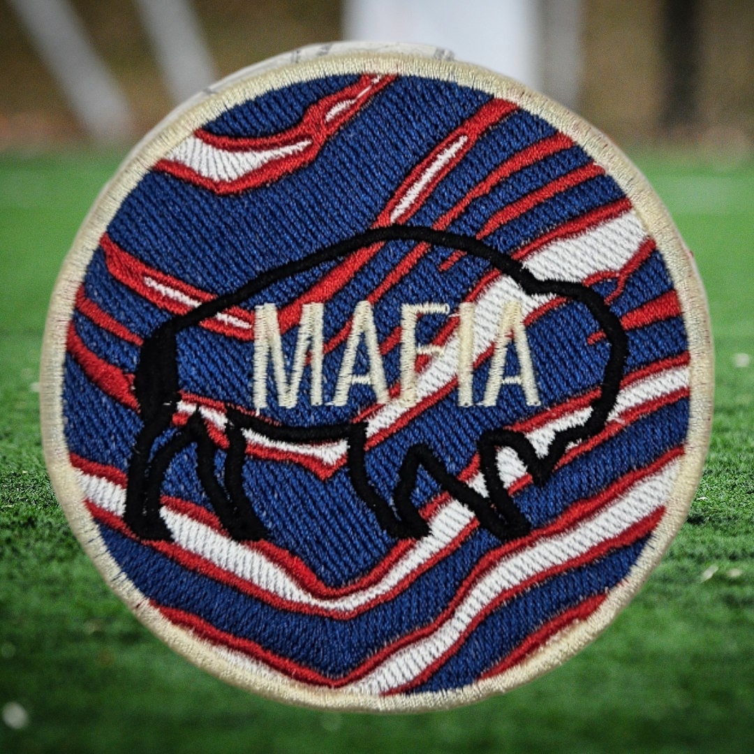 104. Buffalo Mafia Football Patch Iron on Patch 2 Sizes - Etsy